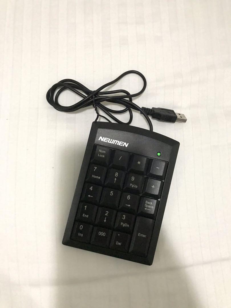 Mini Numeric keypad Newmen E020, Computers & Tech, Parts & Accessories, Computer Keyboard on ...
