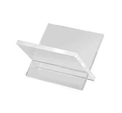 MoMA Museum of Modern Art CLEAR X Desktop Business Card Holder ...