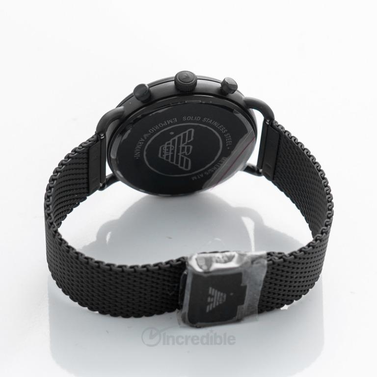 [NEW] Emporio Armani Chronograph Quartz Blue Dial Men's Watch AR11201 ...