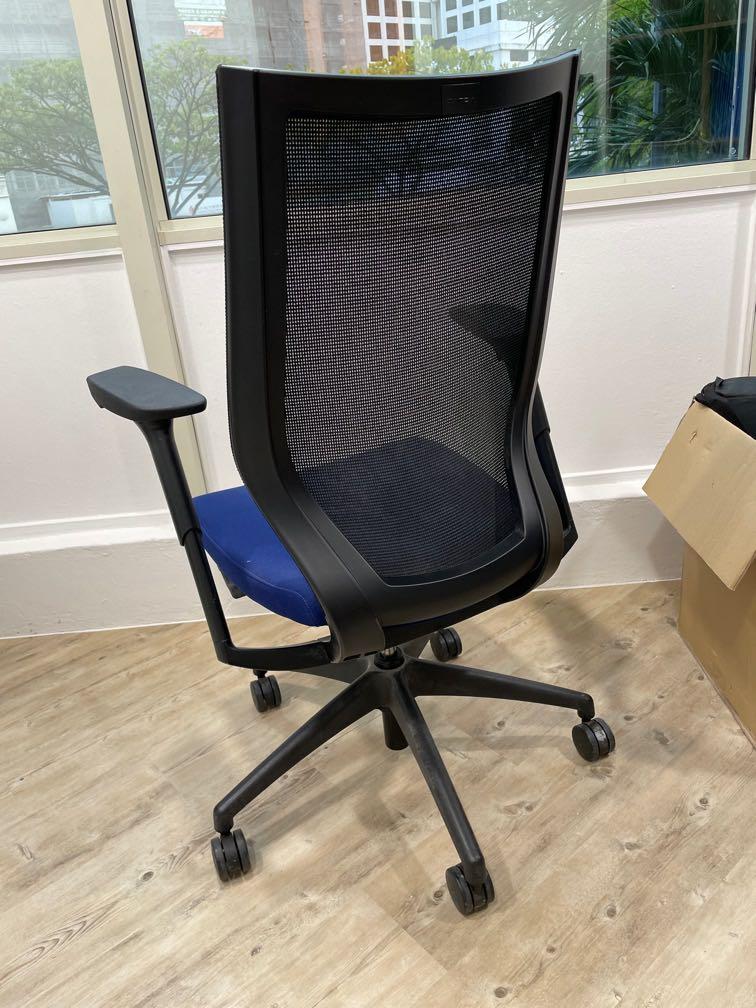 Office Chair Patra brand with lumbar support, Furniture & Home Living ...