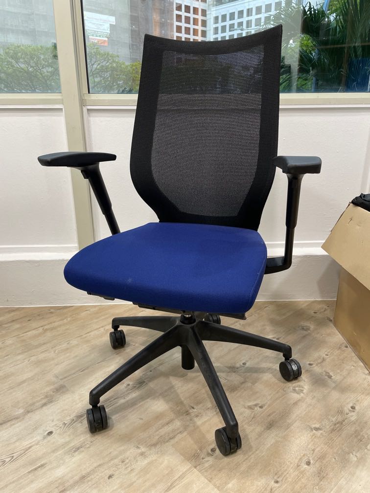 Office Chair Patra brand with lumbar support, Furniture & Home Living ...