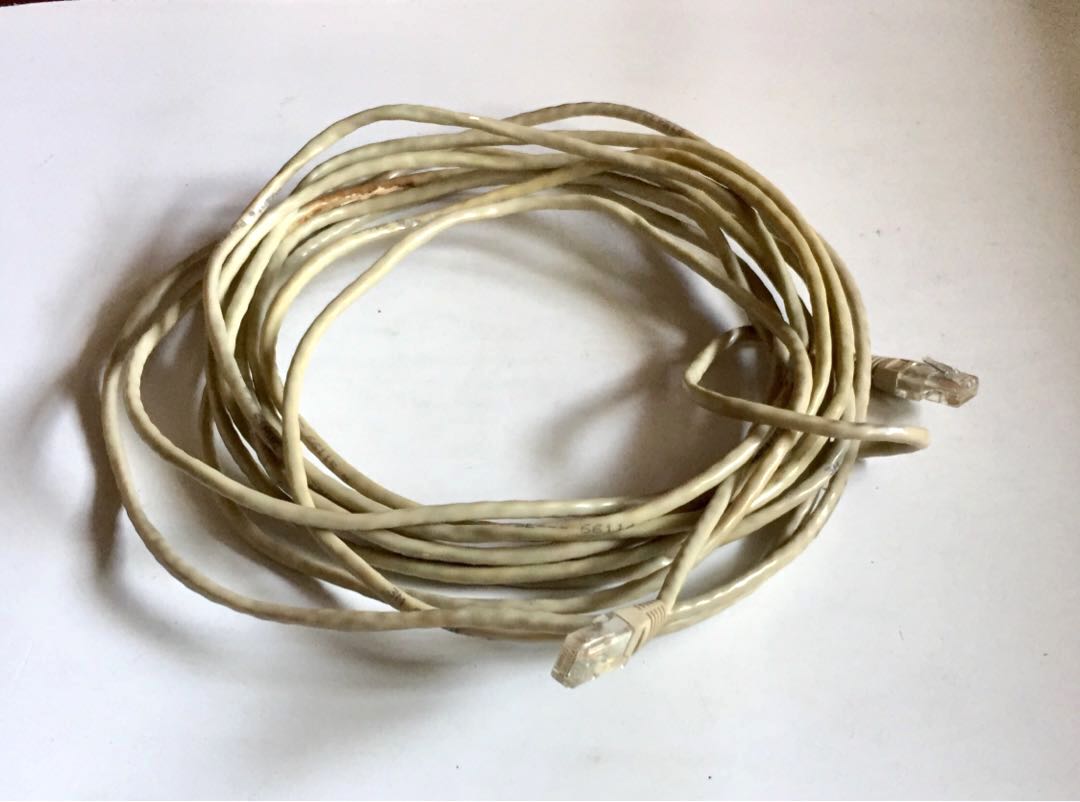 Long Old Telephone Cable 6m and Telephone Socket, TV & Home Appliances ...