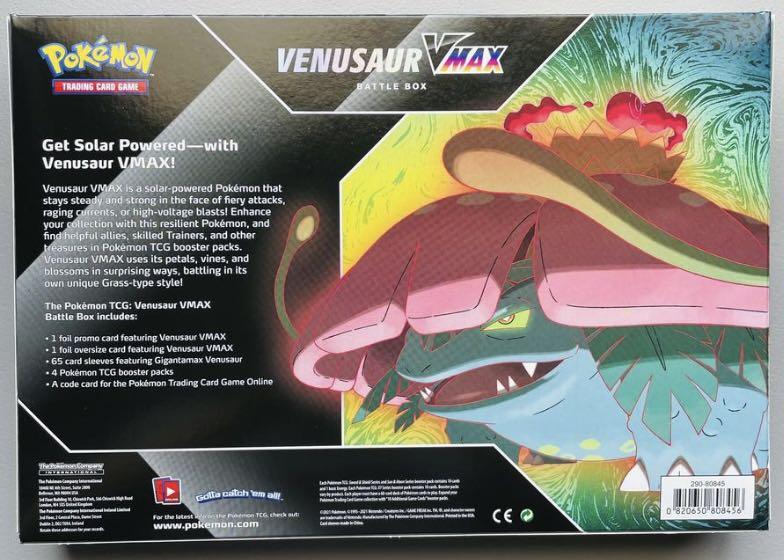 [On hand & free delivery] Pokemon Venusaur Vmax/Blastoise Vmax Box ...