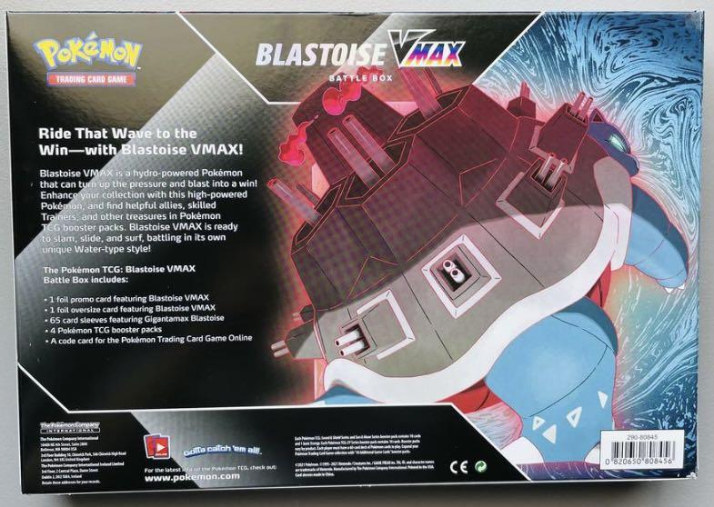 [On hand & free delivery] Pokemon Venusaur Vmax/Blastoise Vmax Box ...