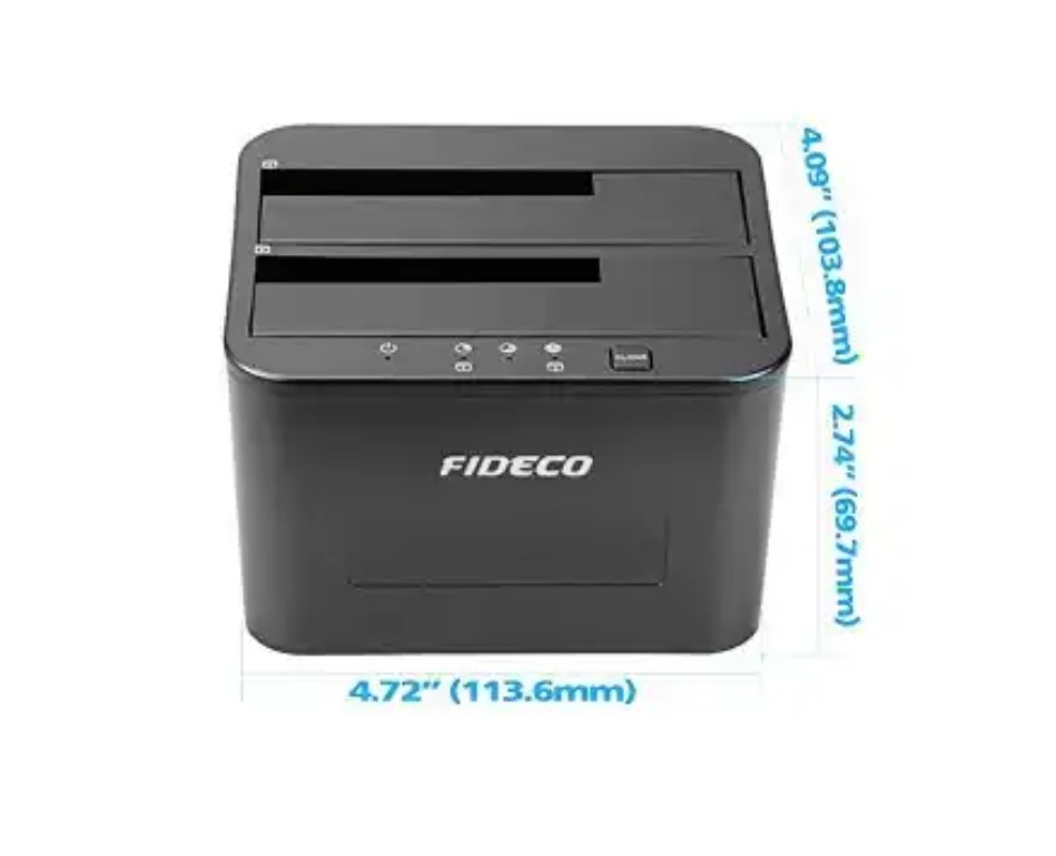 [ORIGINAL] FIDECO YPZ04-S2-U3 Dual SSD And HDD Docking Station (cable ...