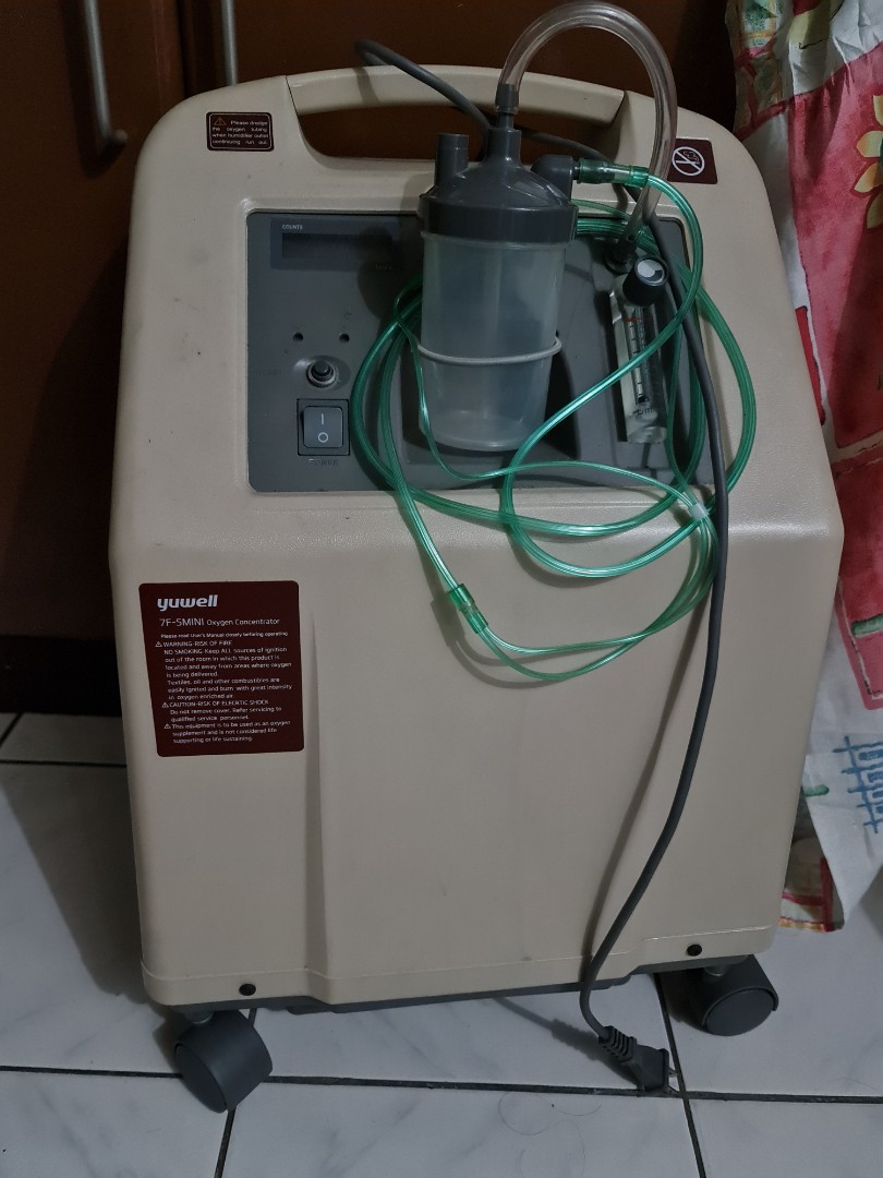 Oxygen Concentrator Yuwell 7F 5Mini, Health & Nutrition, Medical ...