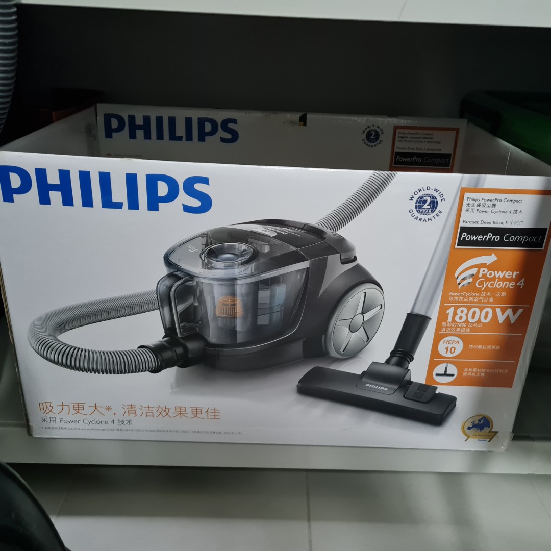 Philips PowerPro Compact vacuum cleaner, Home Appliances, Cleaning ...