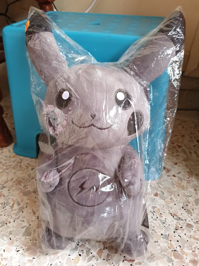 Pikachu black plush toy, Hobbies & Toys, Toys & Games on Carousell