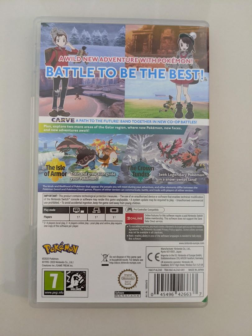 Pokemon Sword Expansion Bundle, Video Gaming, Gaming Accessories, Game ...