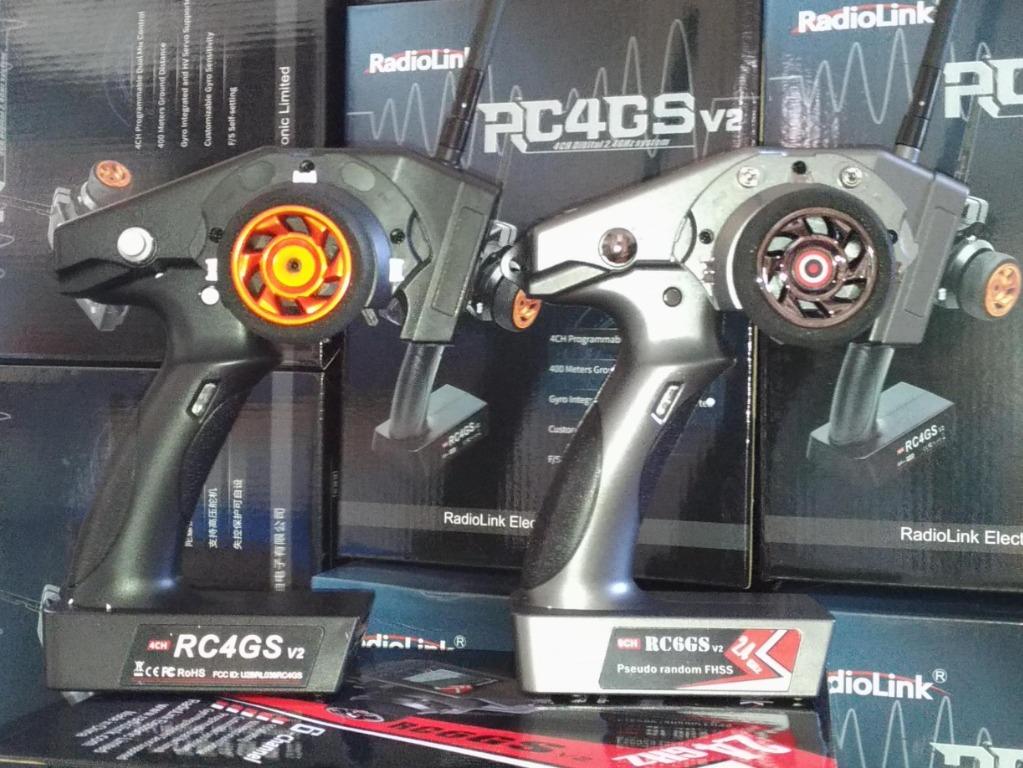 RadioLink RC4GS V2 2.4G 4 Channel RC Radio Control with R6FG 6 Channel ...
