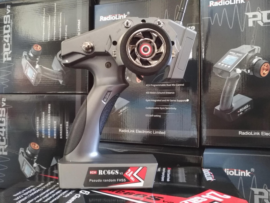 RadioLink RC6GS V2 2.4G 6 Channel RC Radio Control with R7FG 7 Channel ...