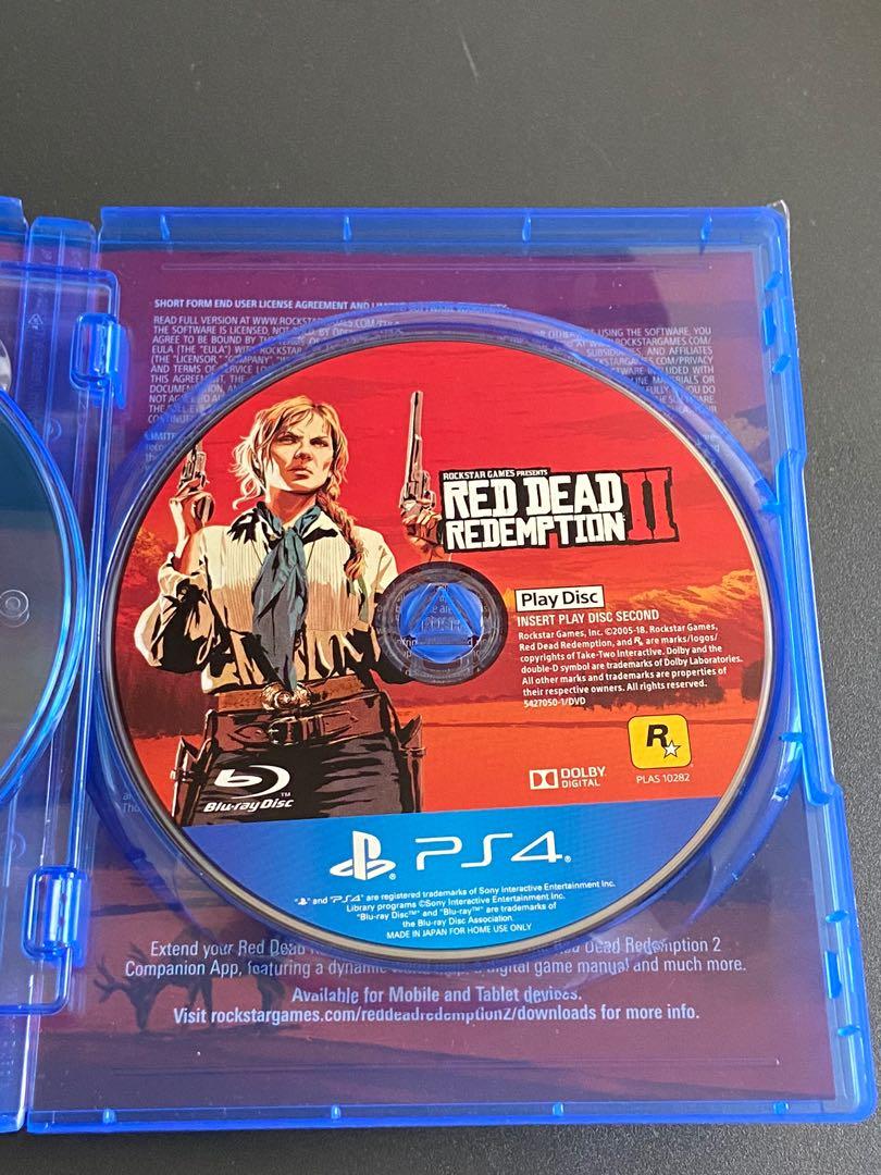 Red Dead Redemption 2 PS4 CD, Video Gaming, Video Games, PlayStation on ...