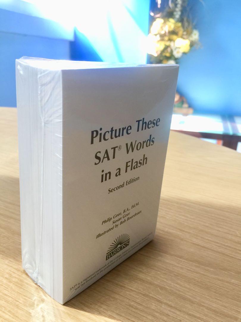 SAT Words picture flash cards (Barron ), Hobbies & Toys, Books ...