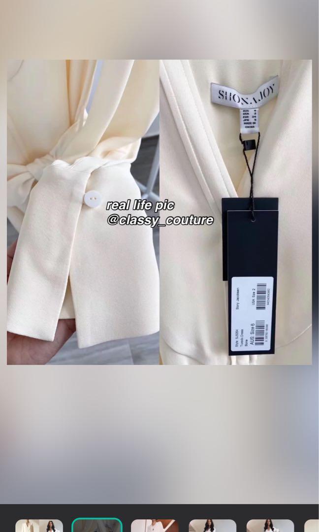 IN STOCK! Authentic Shona Joy jacobsen tuxedo dress, Women's Fashion ...