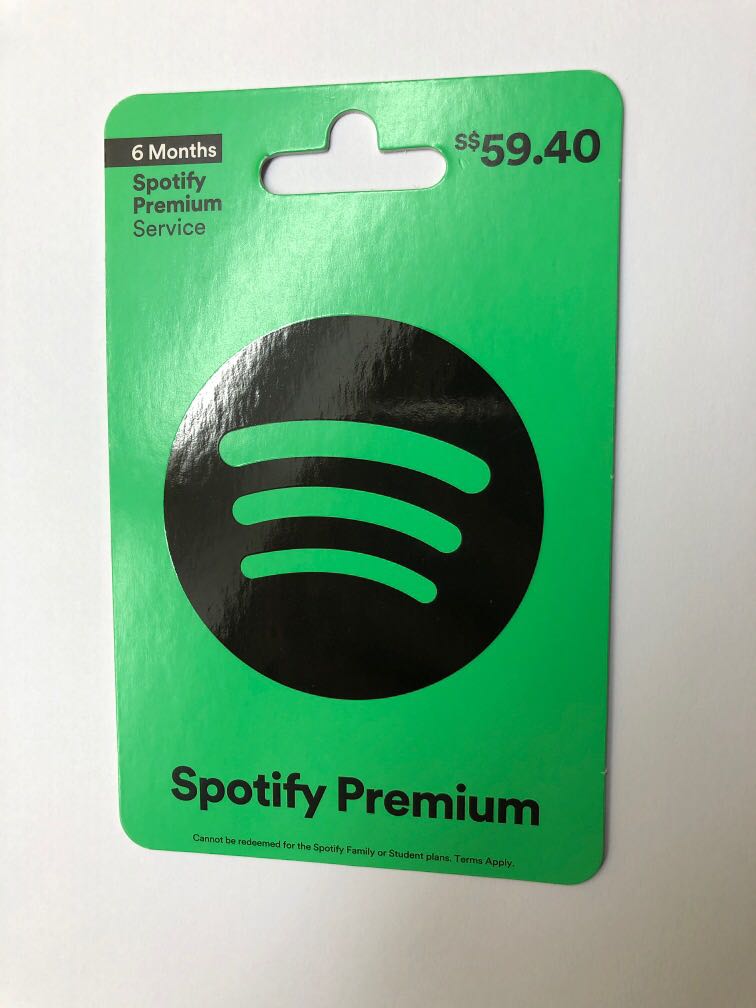 Spotify Premium Gift Card, TV & Home Appliances, TV & Entertainment, TV ...