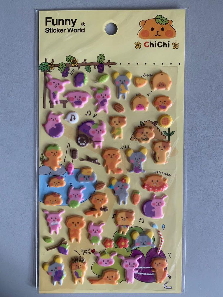Stickers (chi chi), Hobbies & Toys, Stationery & Craft, Craft Supplies ...