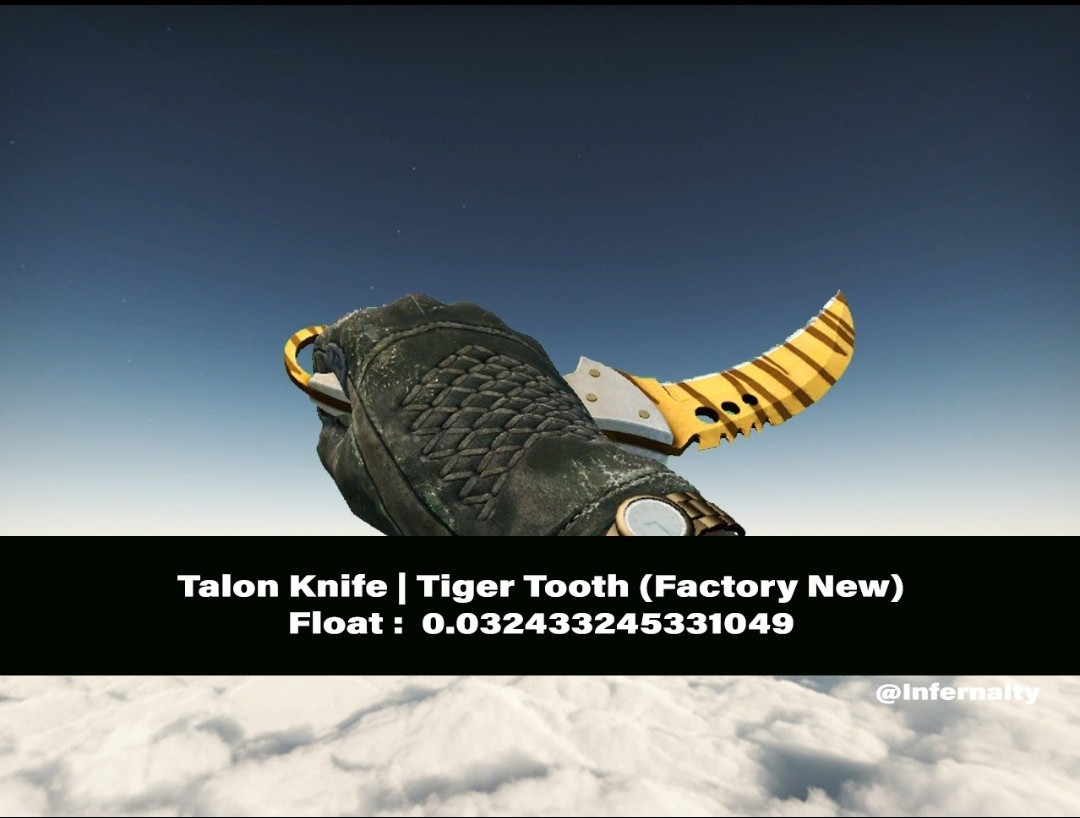 Talon Knife Tiger Tooth FN CSGO SKINS KNIVES, Video Gaming, Gaming ...