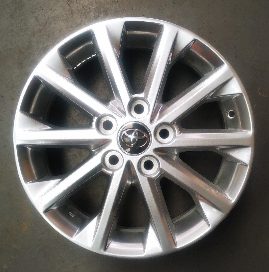 Used 16" Original Toyota Rims, Car Accessories, Tyres & Rims on Carousell