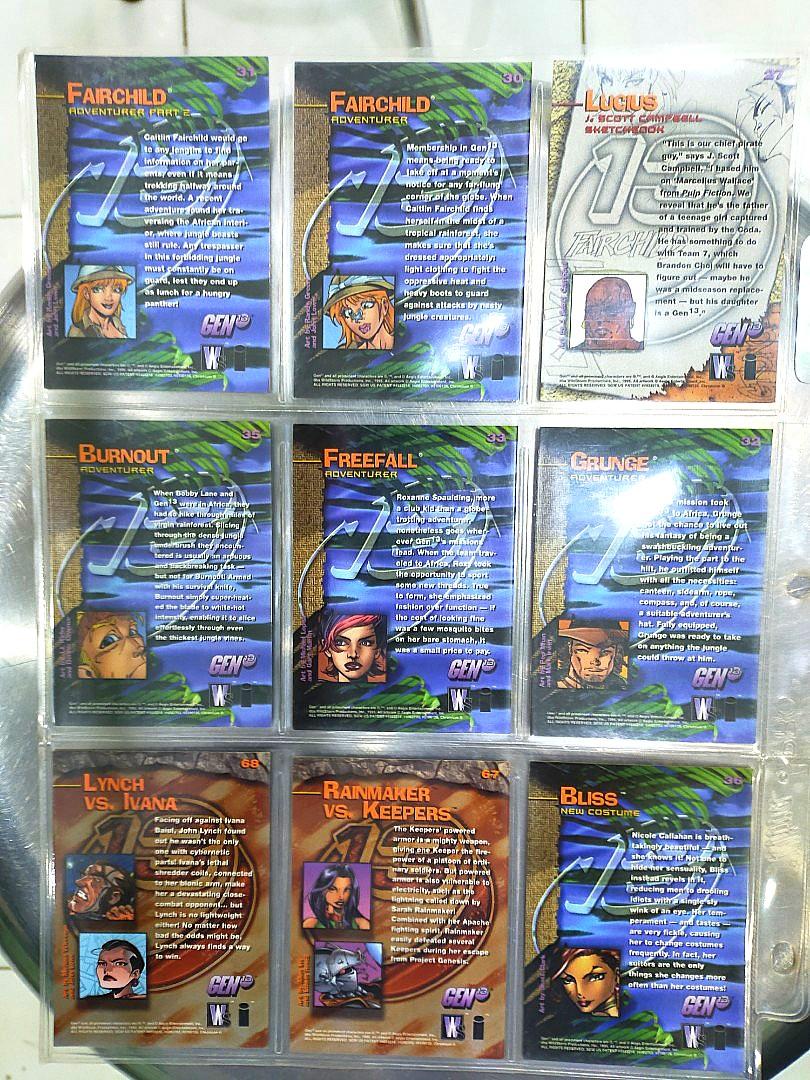 Wildstorm Gen 13 Trading Cards, Hobbies & Toys, Memorabilia ...