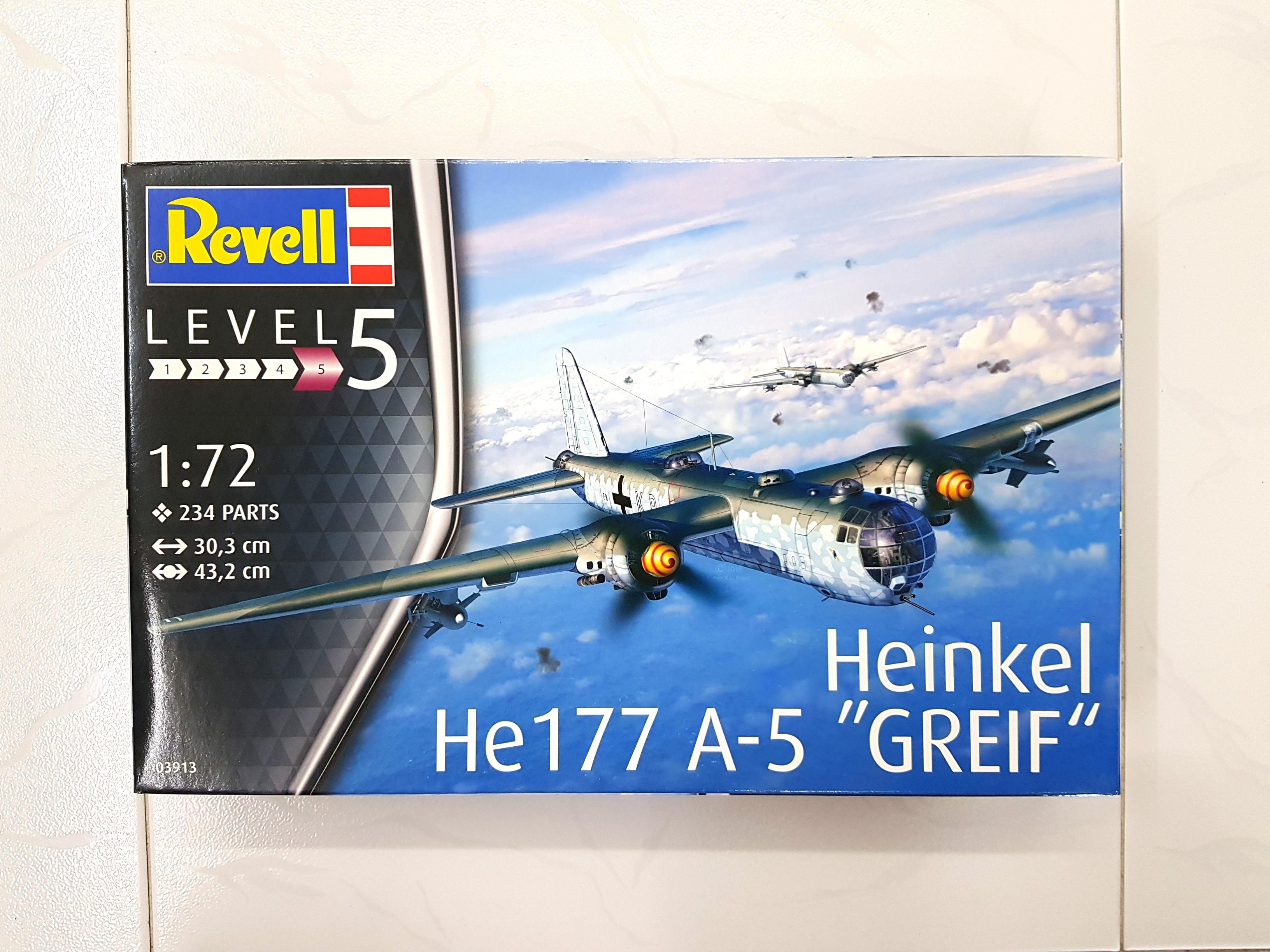 1/72 #03913 Revell German Heinkel He 177 A-5 "Greif" * MISB & Hard to ...