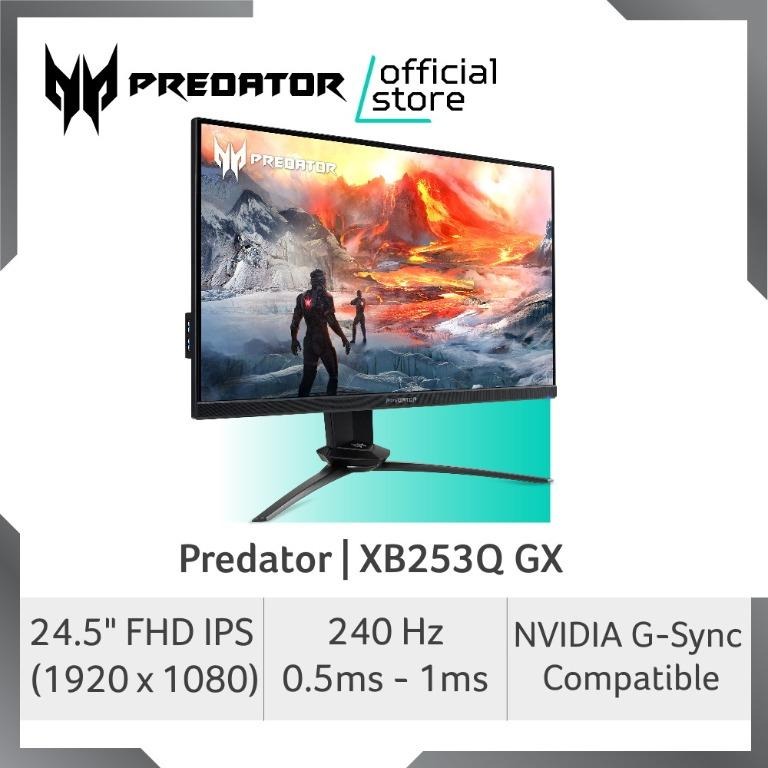 Acer Predator XB253Q GX IPS 240hz Gaming Monitor, Computers & Tech ...