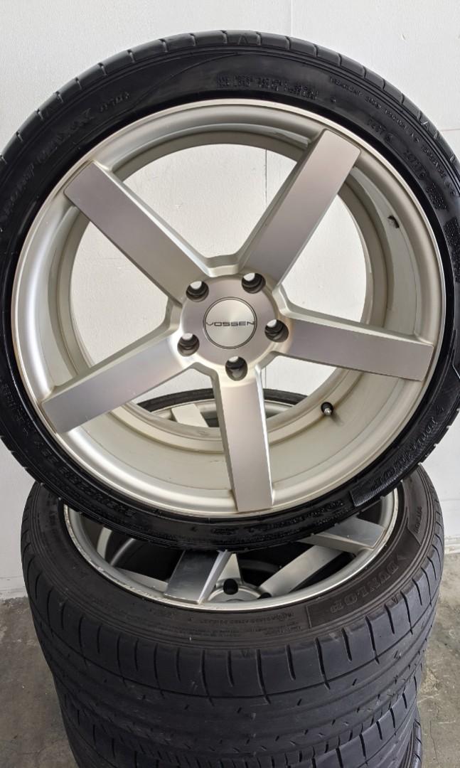 Bmw 19 inch vossen staggered sport rims 5 series, Car Accessories ...