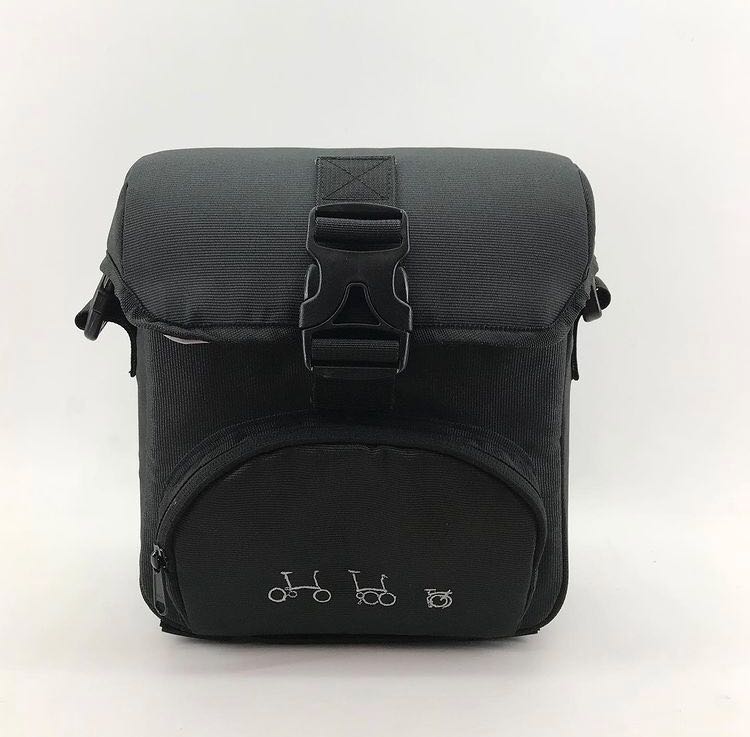 Brompton Front Bag (Classic Full Black) Brand New, Sports Equipment ...