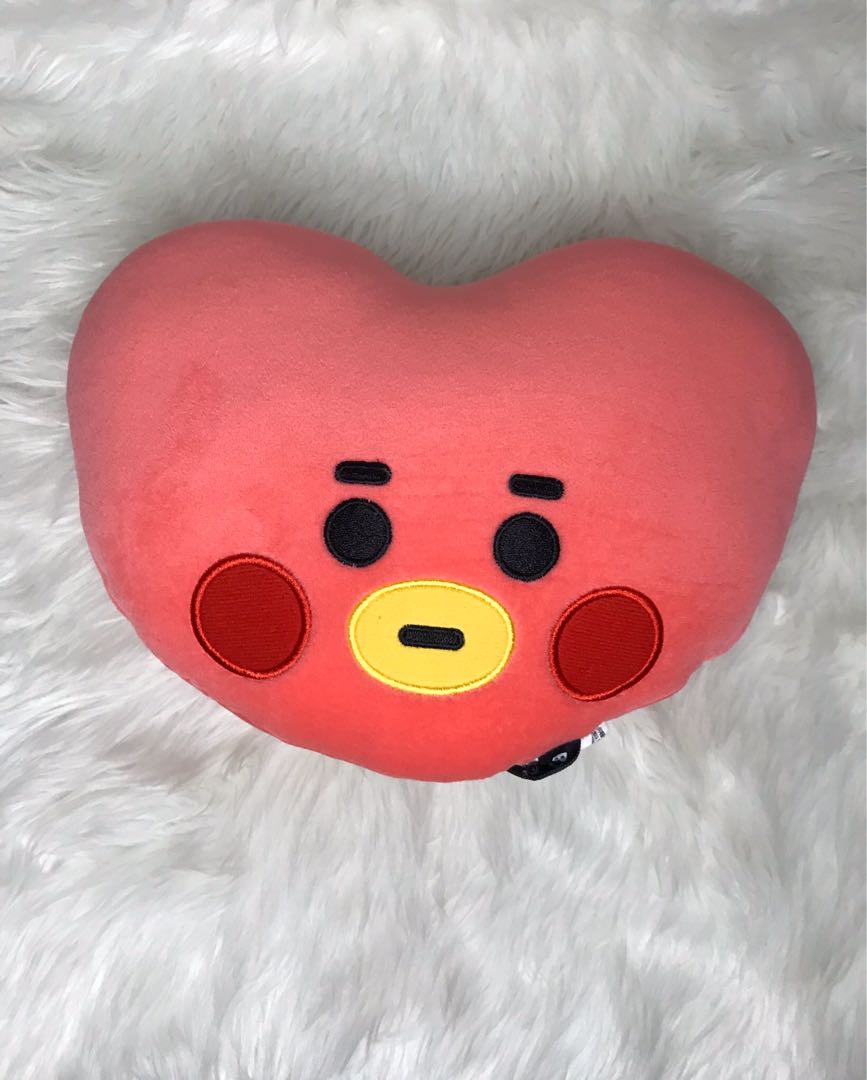 Bt21 Tata face cushion, Hobbies & Toys, Memorabilia & Collectibles, K ...