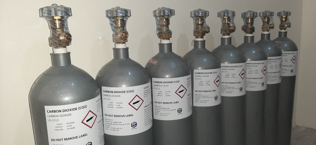 Pure CO2 (Carbon Dioxide) 99.999% purity, Commercial & Industrial ...