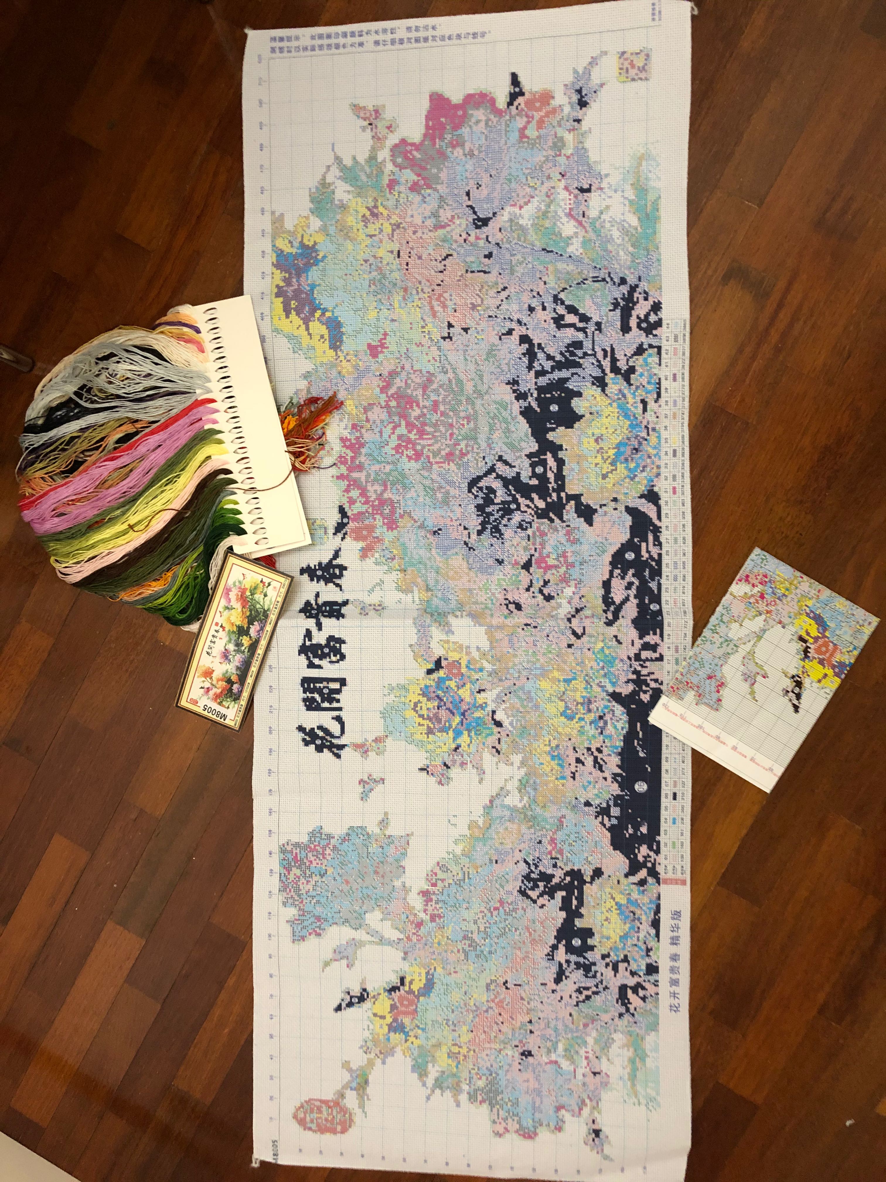 Extra Large Cross stitch pack kit, Hobbies & Toys, Stationery & Craft ...