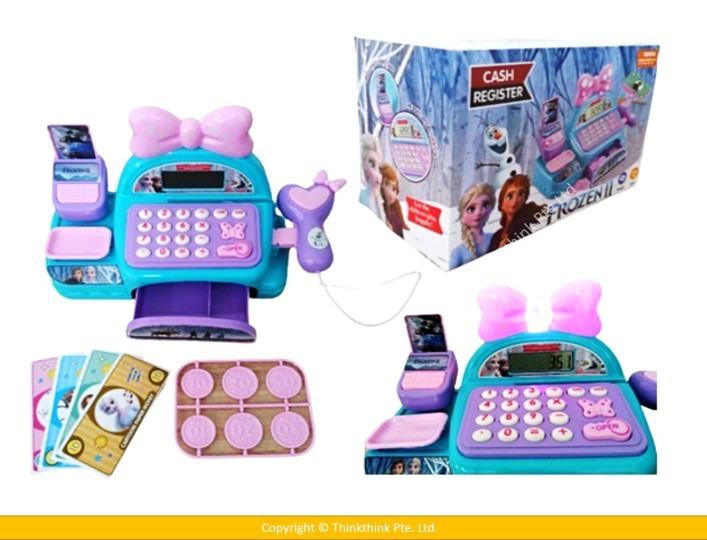 Frozen II Supermarket Cash Register with DETACHABLE SCANNER, Mini ...