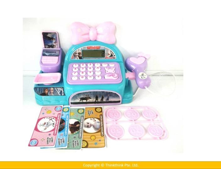 Frozen II Supermarket Cash Register with DETACHABLE SCANNER, Mini ...