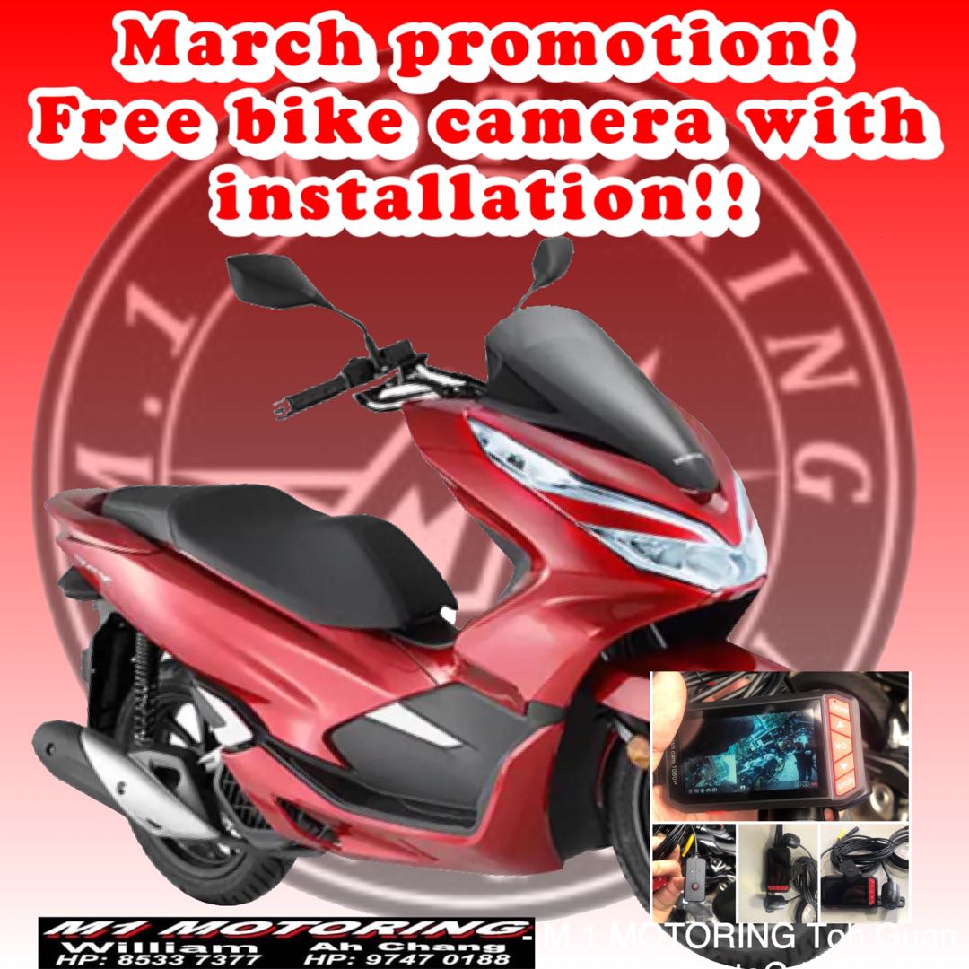 Honda Agent PCX150 Free Bike Cam With Installation Motorcycles