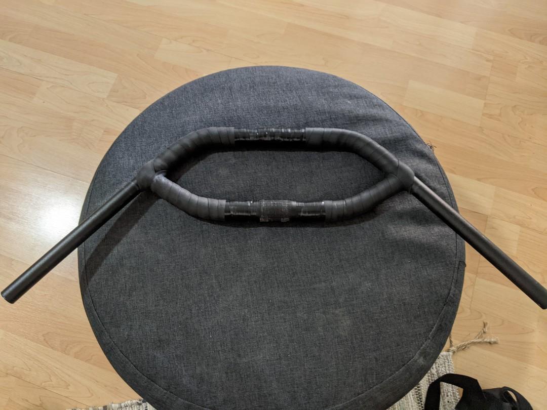 Jones H-Bar (OEM) + Custom Loop Bar Bag + ESI Grips, Sports Equipment ...