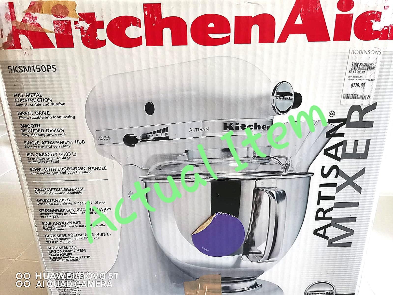 KitchenAid Artisan Stand Mixer 5KSM150PS, TV & Home Appliances, Kitchen ...