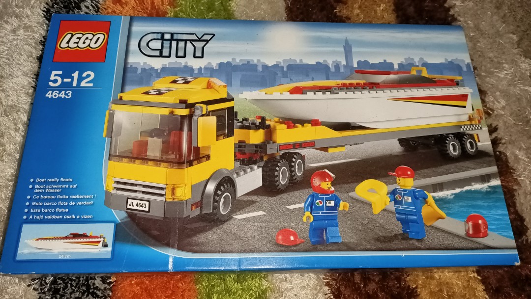 LEGO 4643 CITY Power Boat Transporter, Hobbies & Toys, Toys & Games on ...