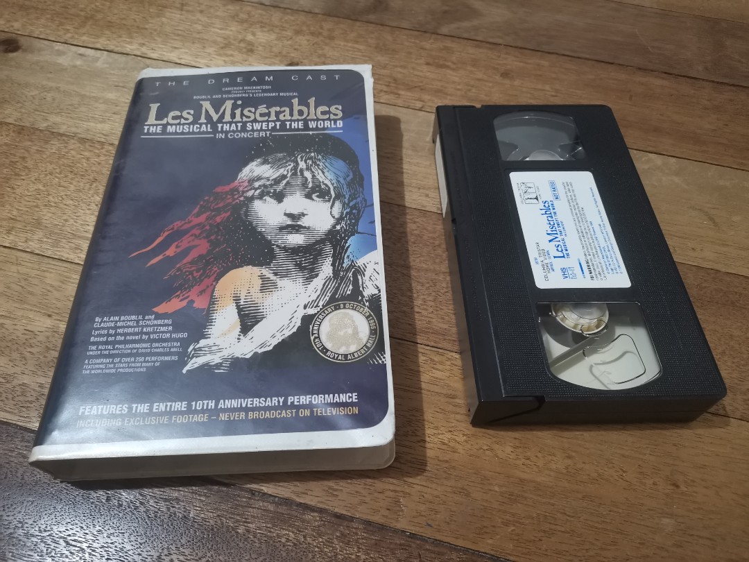 Les Miserables Collectible VHS, Hobbies & Toys, Memorabilia ...