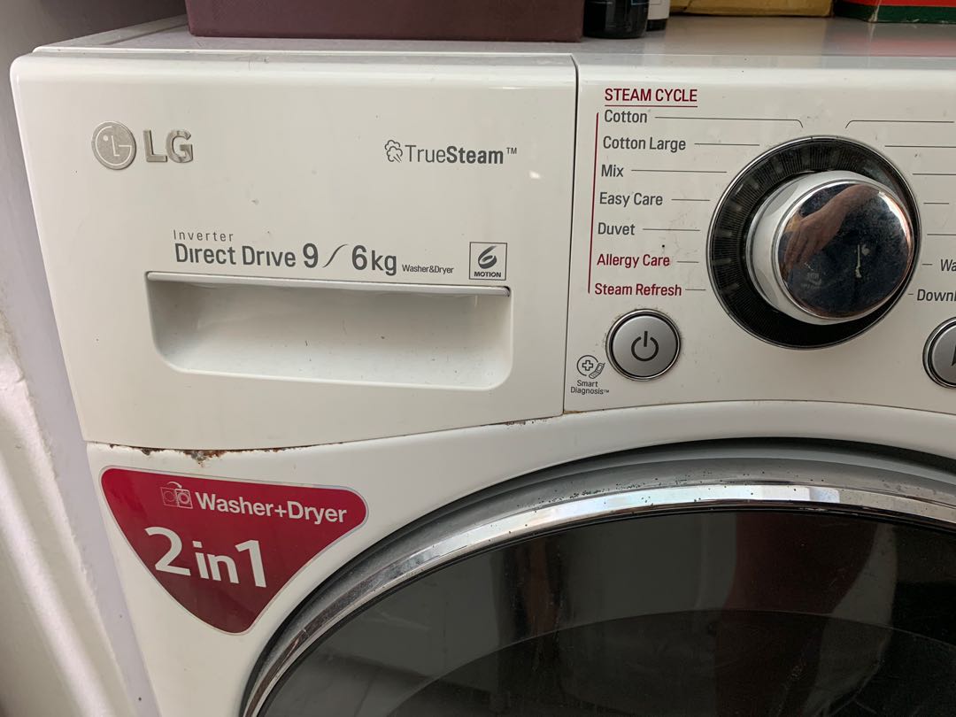 LG washing machine and dryer combo, TV & Home Appliances, Washing ...