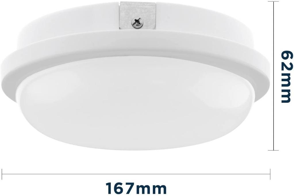 LightHub 15W 4000K LED IP65 Outdoor Wall Surface Flush Mounted Round ...