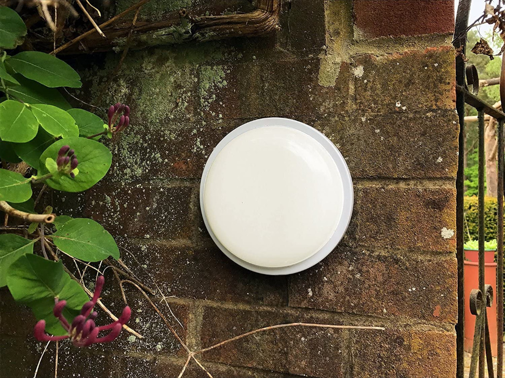 LightHub 15W 4000K LED IP65 Outdoor Wall Surface Flush Mounted Round ...