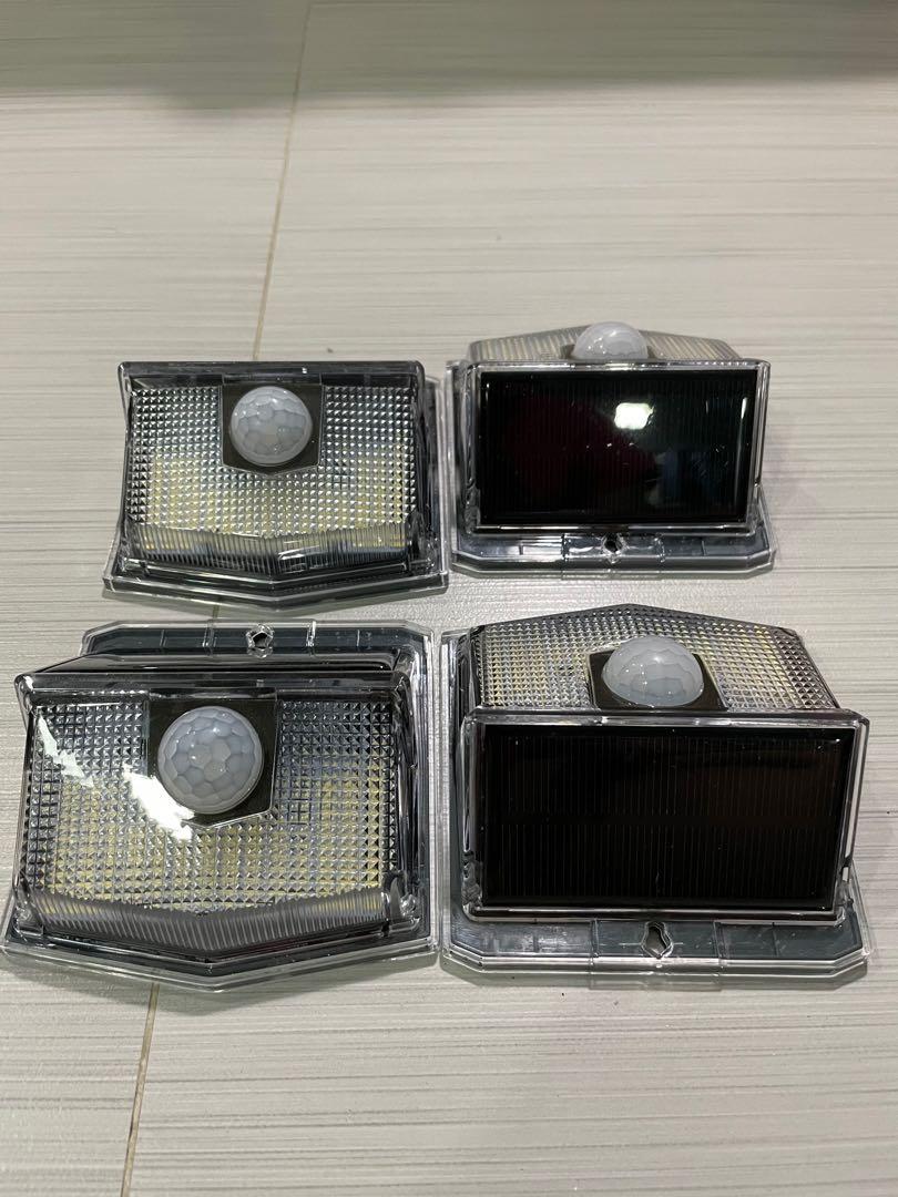 LITOM Solar Lights Outdoor, IP67 Waterproof Solar Powered Motion Sensor ...