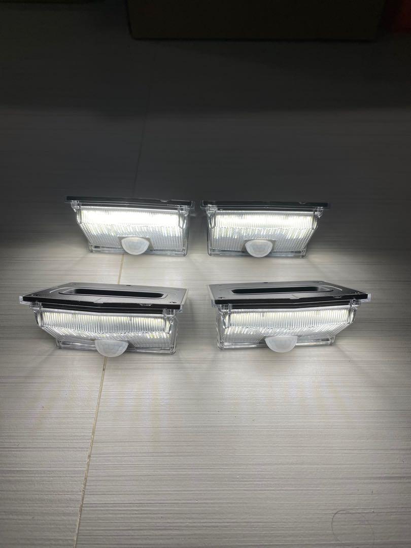 LITOM Solar Lights Outdoor, IP67 Waterproof Solar Powered Motion Sensor ...