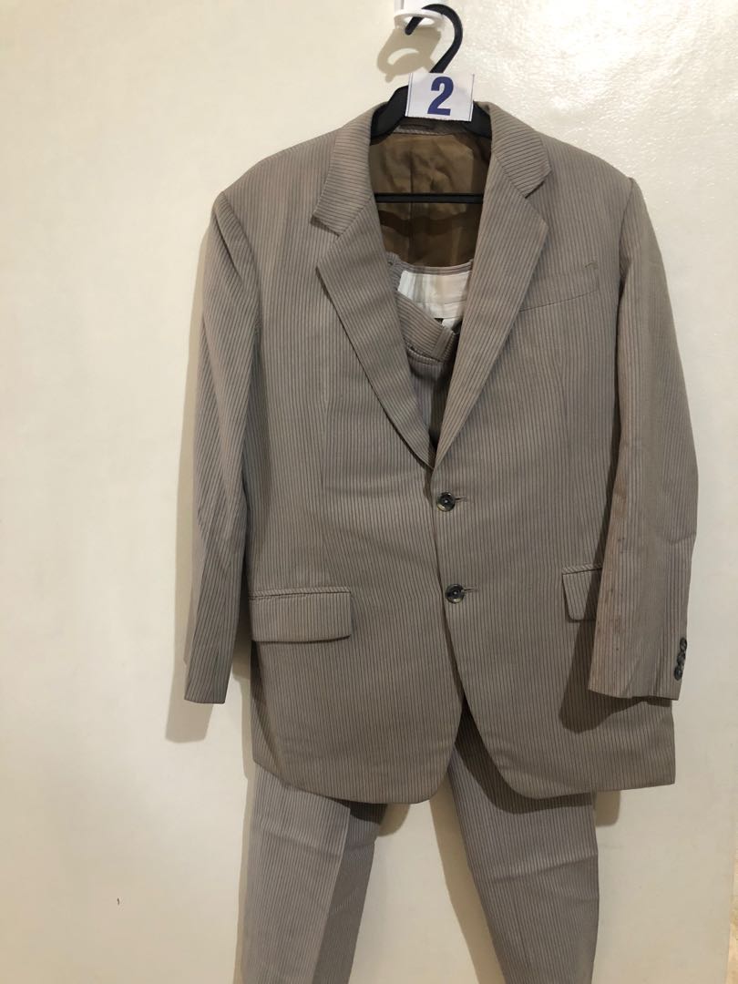 MEN SUIT TERNO, Men's Fashion, Coats, Jackets and Outerwear on Carousell