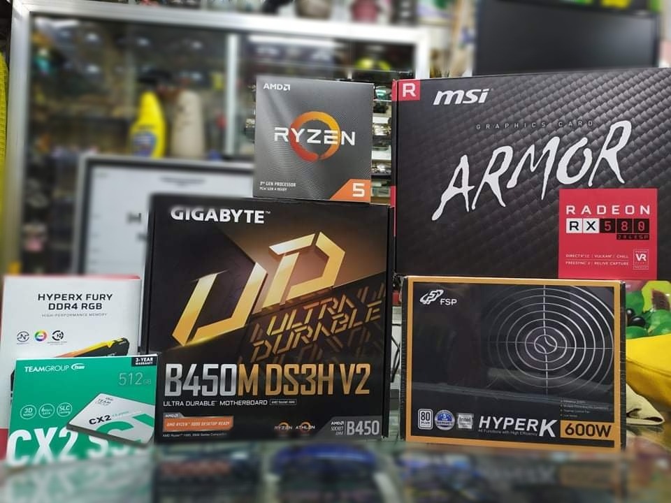 Mid Range PC (Ryzen 5 + RX580 8GB), Computers & Tech, Desktops on Carousell