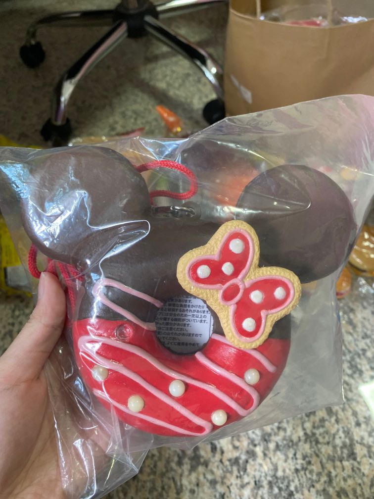 Minnie Mouse Donut Squishy, Hobbies & Toys, Toys & Games on Carousell
