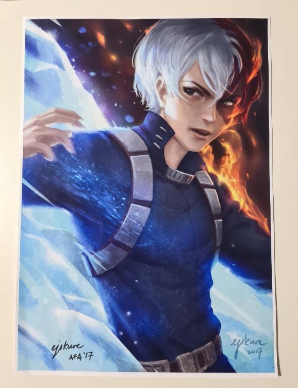 MHA BNHA My Hero Academia—Deku and Todoroki posters, Hobbies & Toys ...