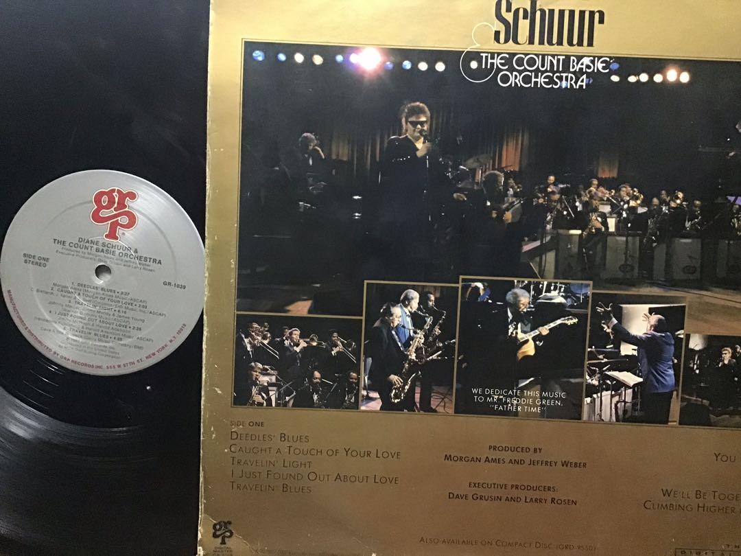 LP Diane Schuur & Count Basie Orchestra GRP VINYL RECORD Anubis Piring ...