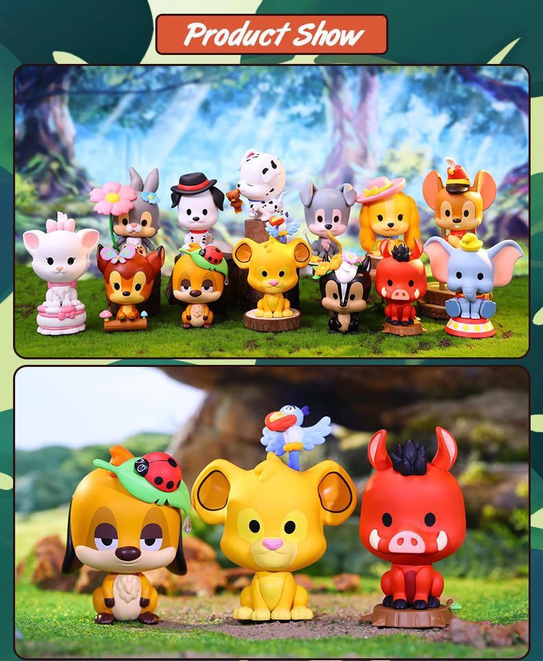 Popmart Disney Animals- Pumbaa/Flower/Timothy/Pongo, Hobbies & Toys ...
