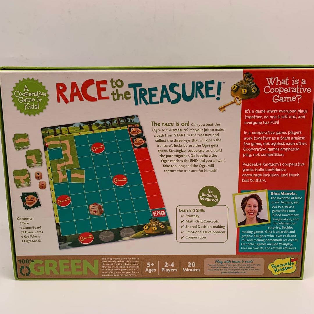 Race to the Treasure Cooperative Board Game, Hobbies & Toys, Toys ...