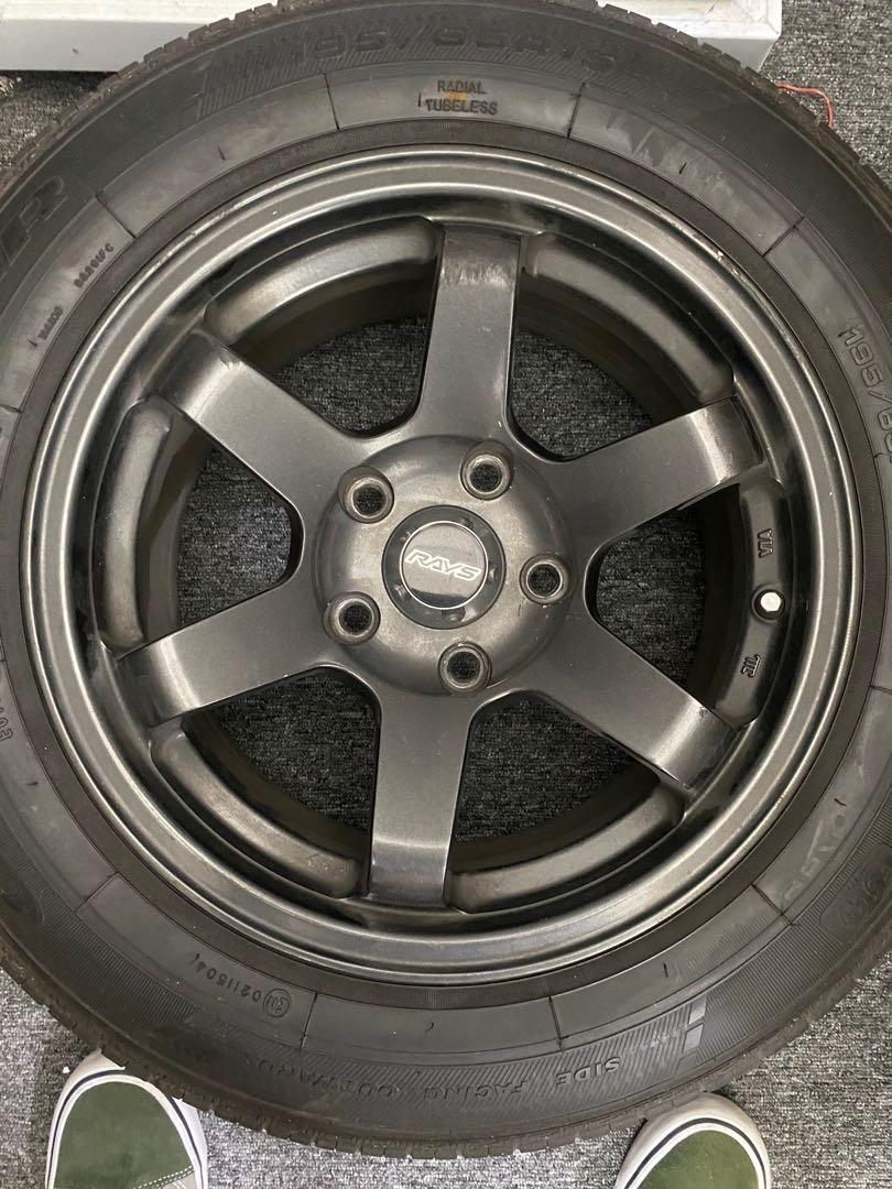 Ray te37 replica, Car Accessories, Tyres & Rims on Carousell